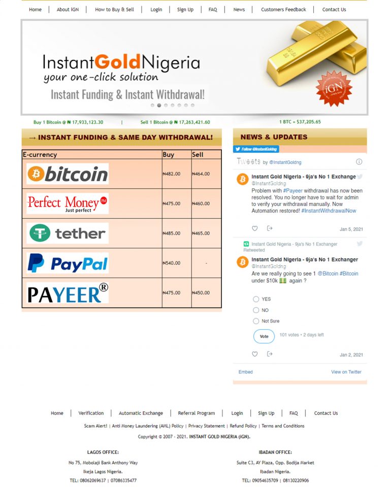 Instant Gold Work Portfolio - GrapesTech Solutions